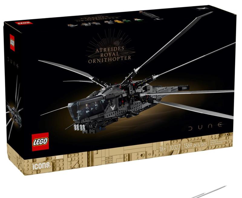 Конструктор lego icons 10327 dune atreides royal ornithopter ...