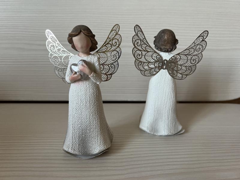 Статуєтка ангел з крилами та серцем — ціна 270 грн у каталозі Статуетки Купити товари для дому