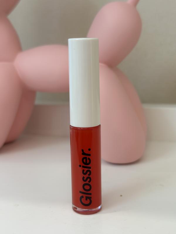 glossier glassy high shine lip gloss red rouge 245