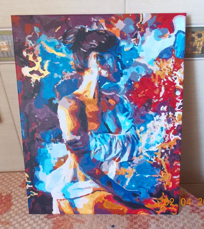 Картина задумчивая девушка — цена 250 грн в каталоге Картины Купить товары для дома и быта по