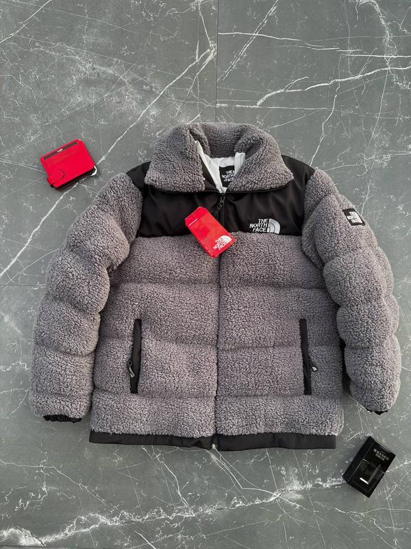 Мужская куртка / качественная куртка the north face в черно-сером цвете ...