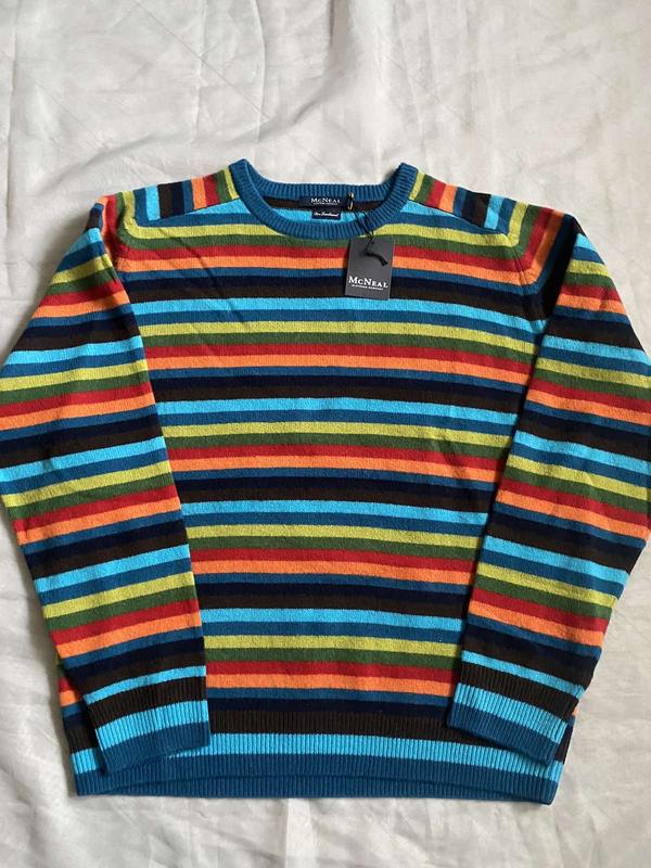 Вовняний светр джемпер Mcneal оригінальний у смужку — ціна 1760 грн у каталозі Светри Купити