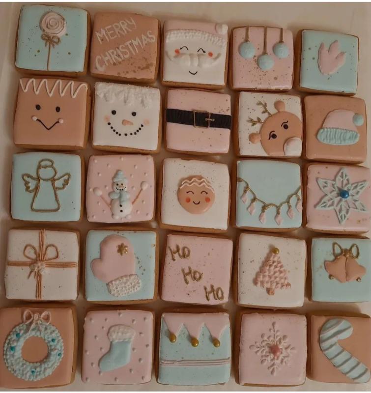 Адвент календарь из пряников — цена 40 грн в каталоге Печенье Купить товары для дома и быта по