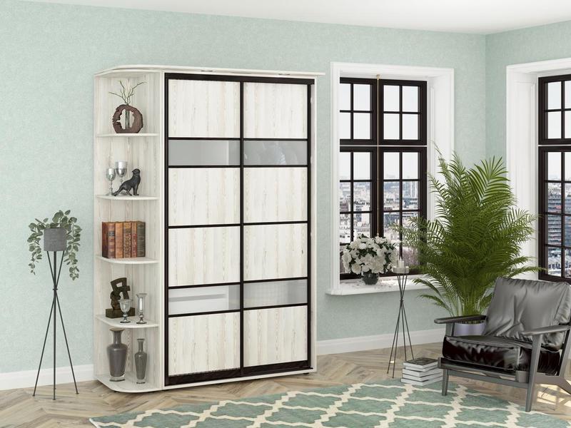 Шафа купе 1200 2200 600 мм з кутовим елементом шафа купе різних