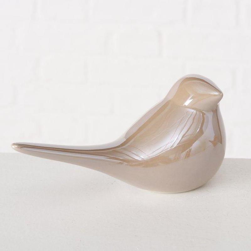 Статуетка пташка перлі кераміка беж 16 6 8 см 2023366 1 — цена 261 грн в каталоге Статуэтки