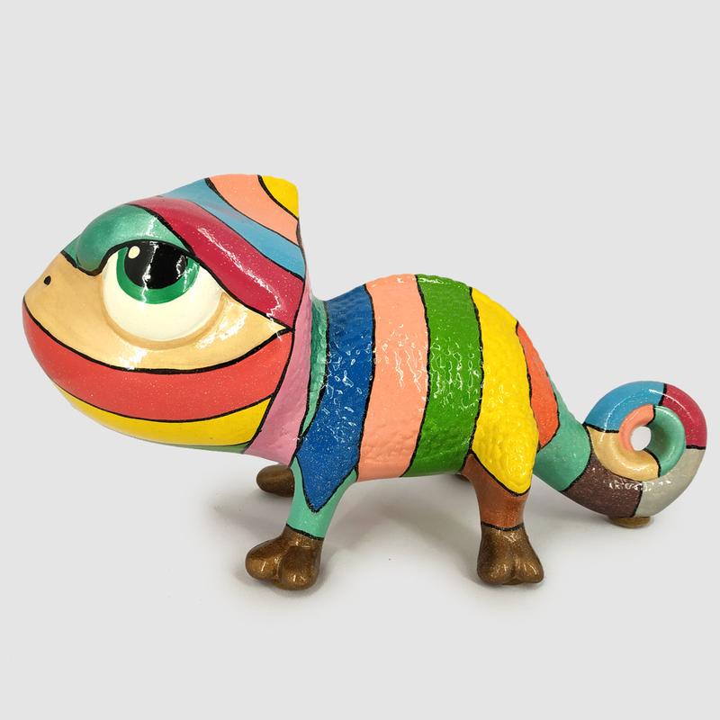 Хамелеон керамічна фігура — цена 290 грн в каталоге Статуэтки Купить товары для дома и быта по