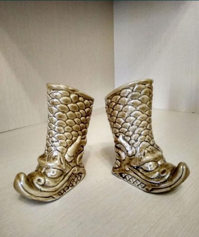 Монгольские фарфоровые сапожки гутулы — цена 425 грн в каталоге Статуэтки Купить товары для