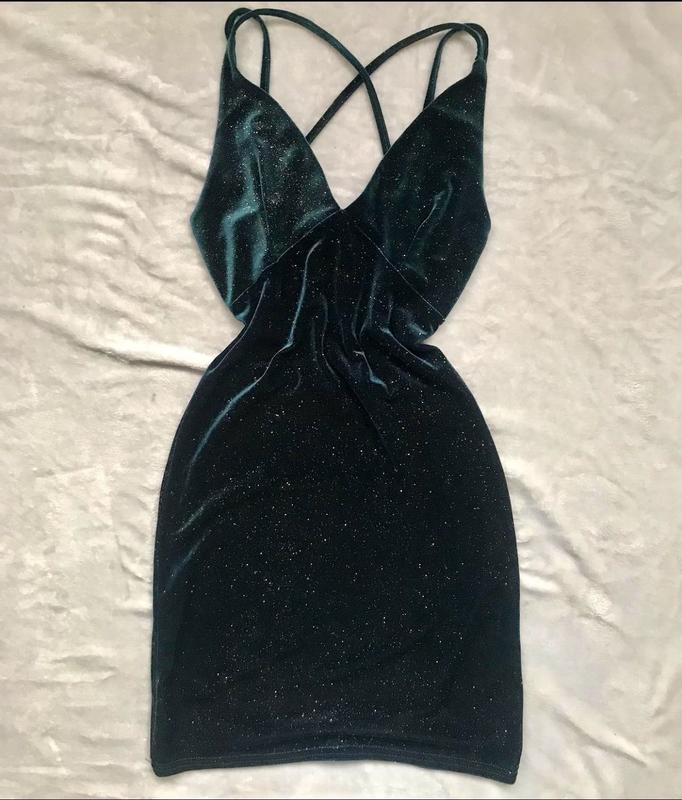 Сукня велюрова святкова міні — ціна 280 грн у каталозі Короткі сукні Купити жіночі речі за