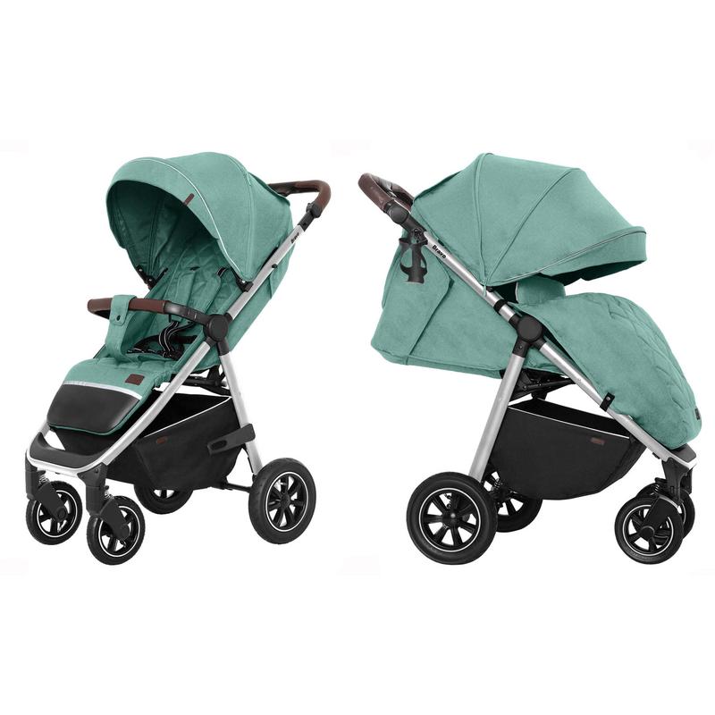 Візок carrello bravo crl-5512 basil green. світла рама, ручка не ...