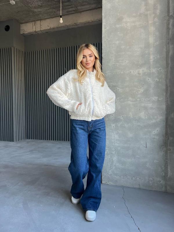 Куртка тедді — ціна 700 грн у каталозі Куртки Купити жіночі речі за