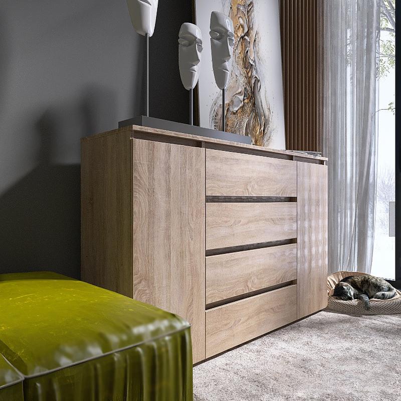 Комод кл 4 лайт дуб сонома — ціна 4394 грн у каталозі Комоди Купити товари для дому та побуту