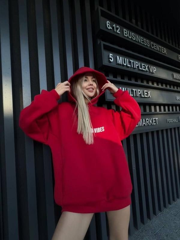 Худі оверсайз — ціна 999 грн у каталозі Худі Купити жіночі речі за доступною ціною на Шафі