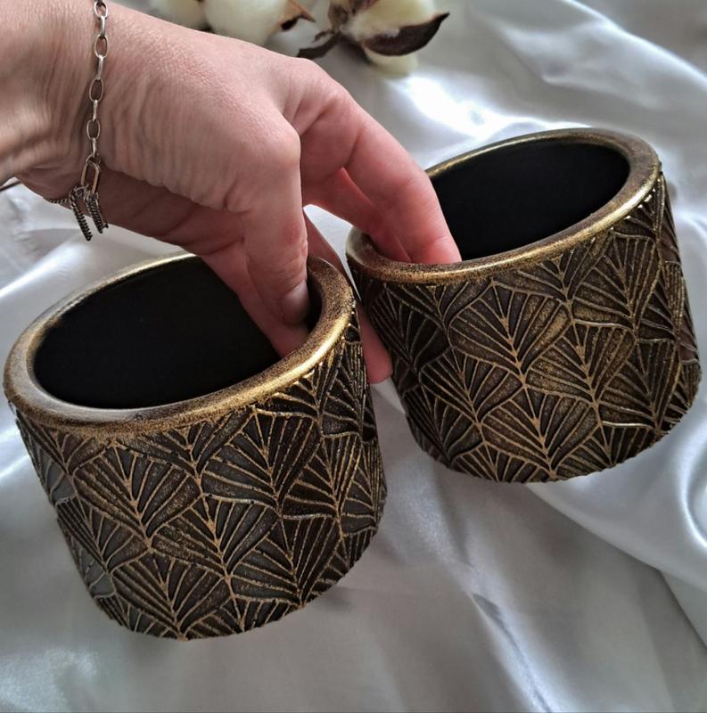 Кашпо гіпсове подарунок на вибір при замовленні 2шт — ціна 90 грн у каталозі Кашпо Купити