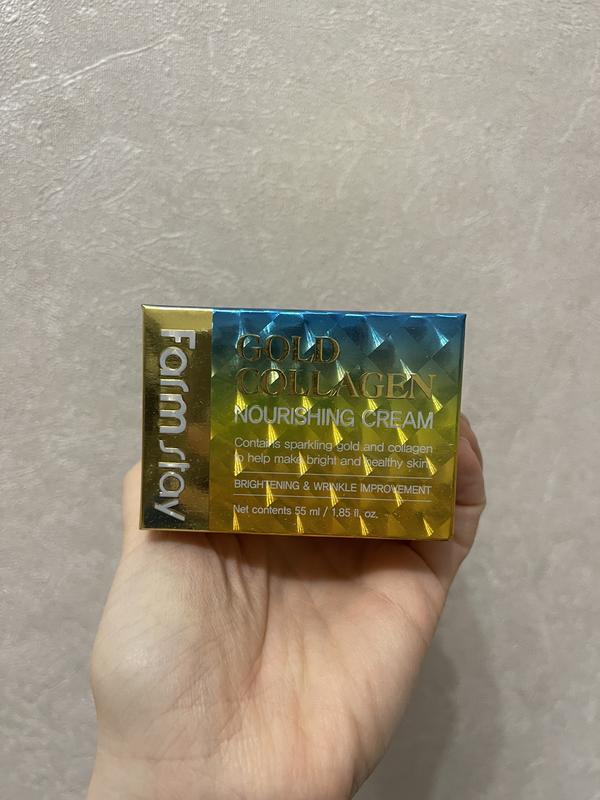 Живильний крем farmstay gold collagen nourishing cream — ціна 340 грн у ...