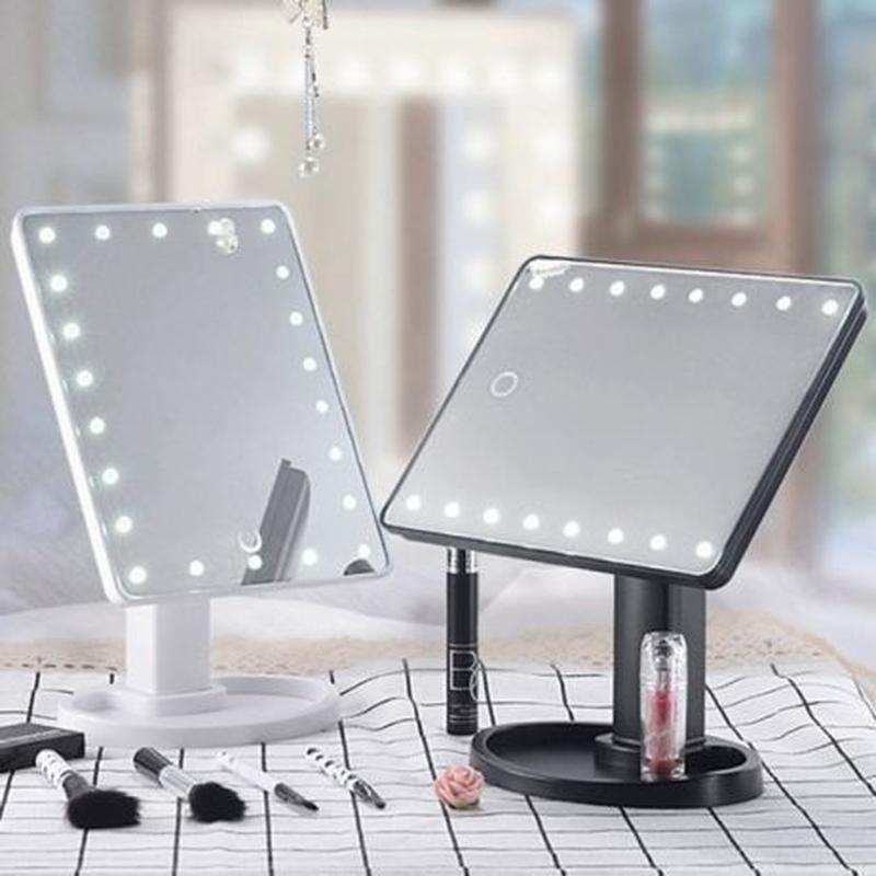 Дзеркало настільне з підсвіткою led — бренд large led mirror — ціна 225 ...