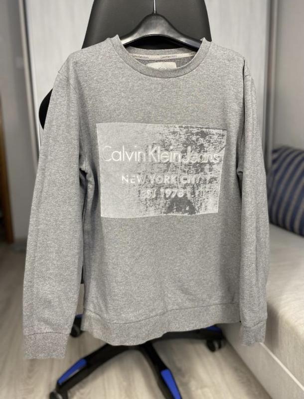 140468640 CALVIN KLEIN logo patch knitted jumper calvin klein jeans 650