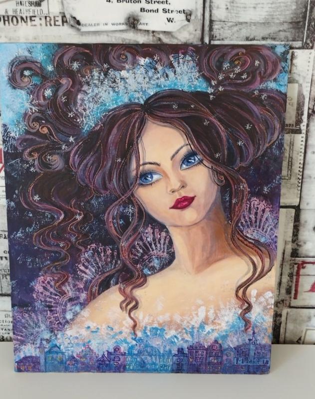 Картина дівчина — ціна 800 грн у каталозі Картини Купити товари для дому та побуту за