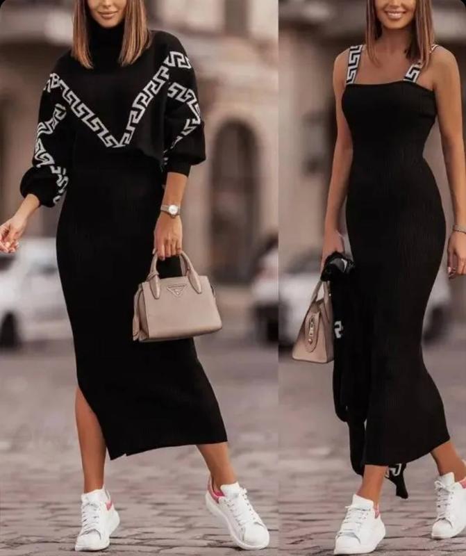 Костюм сукня светр — цена 1183 грн в каталоге Костюмы с платьем Купить женские вещи по доступной