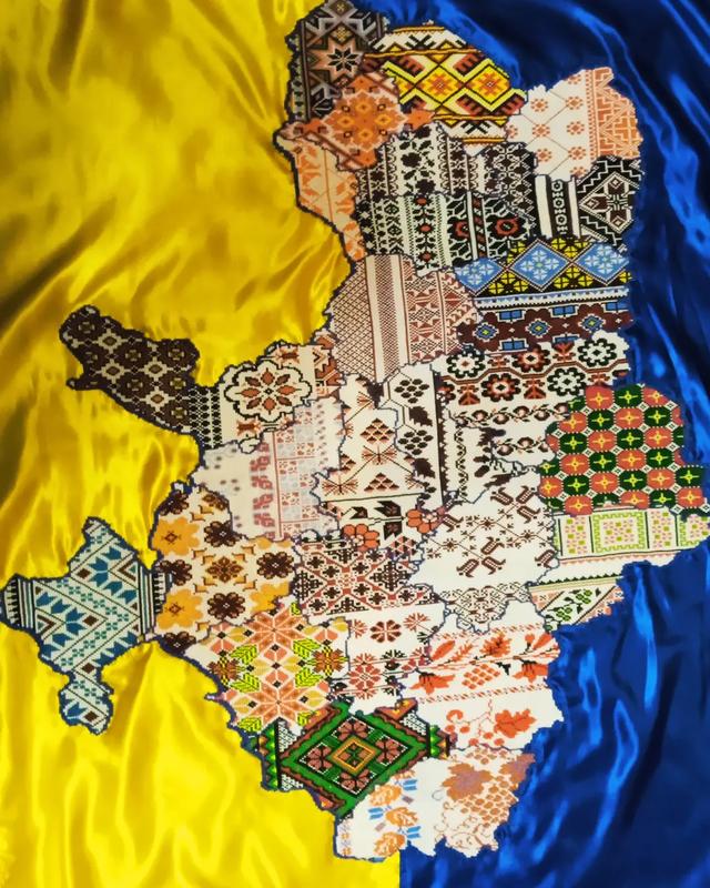 Орнаментная карта украины — цена 15000 грн в каталоге Картины Купить товары для дома и быта по