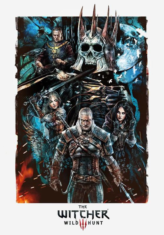 «ведьмак 3: дикая охота» (ориг. the witcher 3: wild hunt) - постер ...