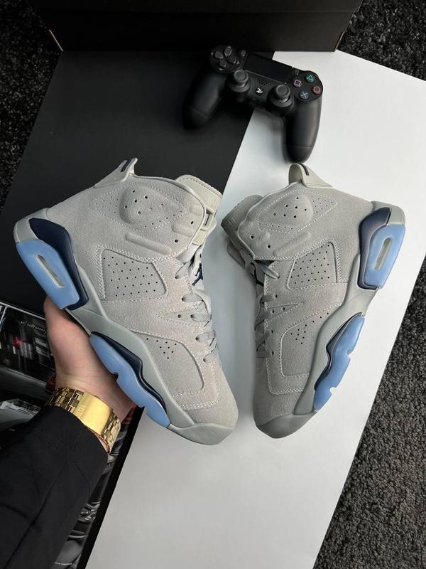 Мужские кроссовки серые джордан 6 nike jordan retro 6 grey, мужское ...