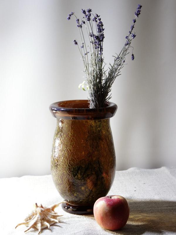 Ваза скляна декоративна — цена 500 грн в каталоге Вазы Купить товары для дома и быта по