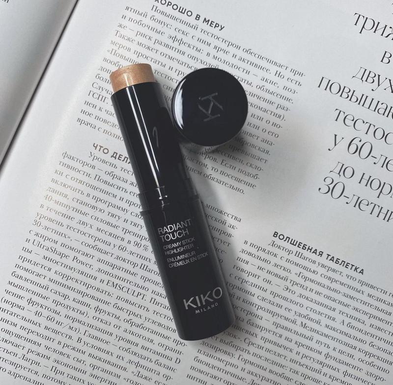 Хайлайтер kiko milano radiant touch creamy stick highlighter 100 pro ...