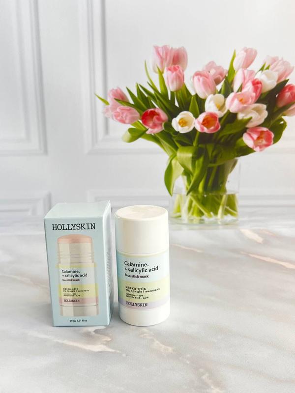 Маска-стик от прыщей и высыпаний hollyskin calamine.+ salicylic acid 50 ...