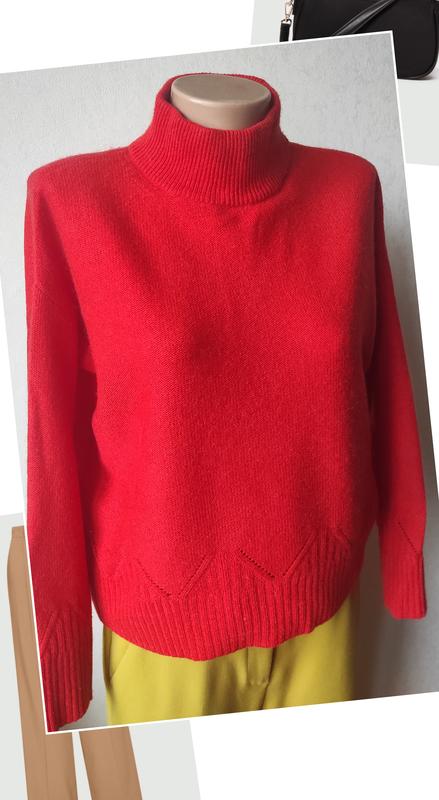 Яскрава кофта светер гольф бадлон — цена 266 грн в каталоге Свитеры Купить женские вещи по