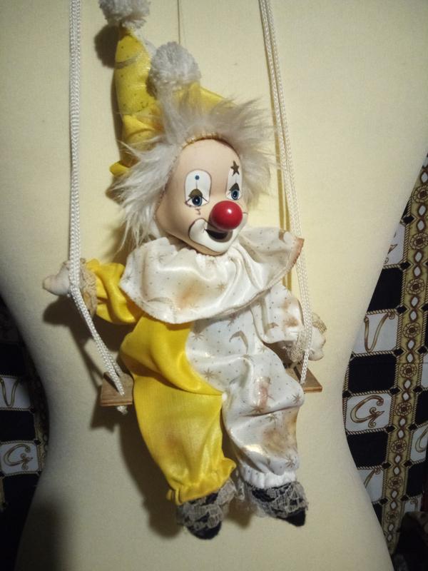 Клоун іграшка підвісна минулий вік вінтаж — ціна 175 грн у каталозі Статуетки Купити товари для
