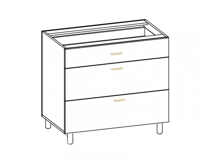 Кухня низ ящики 80 паула — цена 2889 грн в каталоге Мебель для кухни Купить товары для дома и