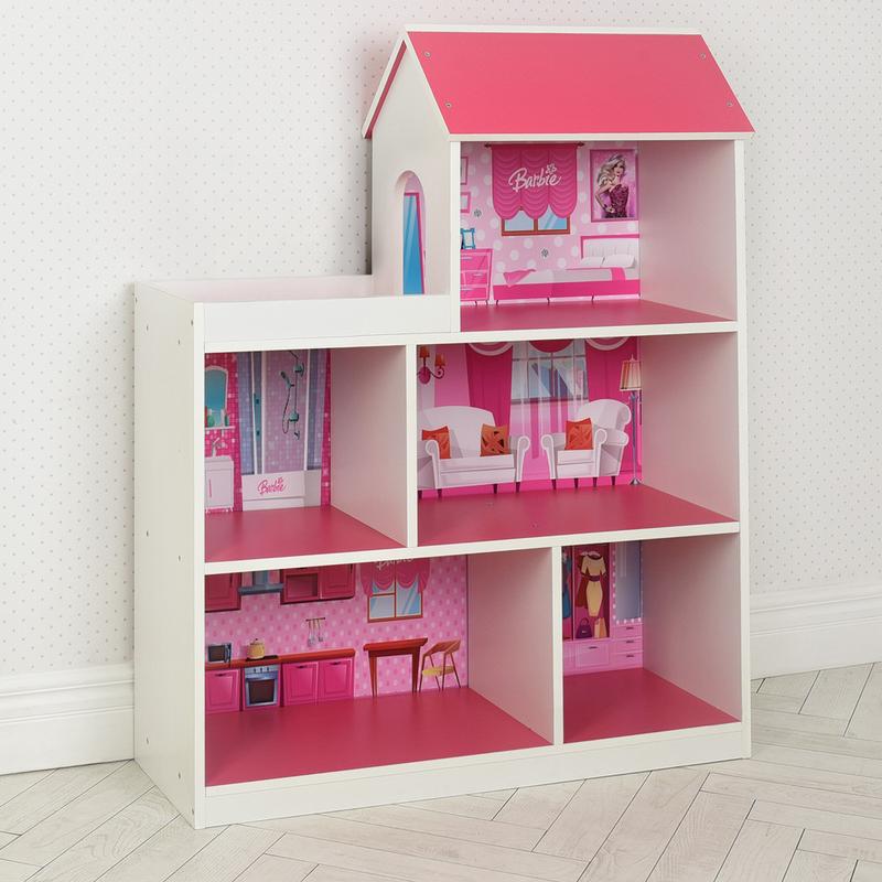 Дитячий будиночок стелаж полиця для іграшок і книг Hb 305 4 барбі — ціна 3163 грн у каталозі