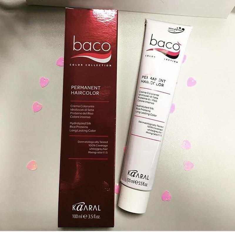 Стойкая краска для волос kaaral baco color палитра kaaral baco 100 мл ...