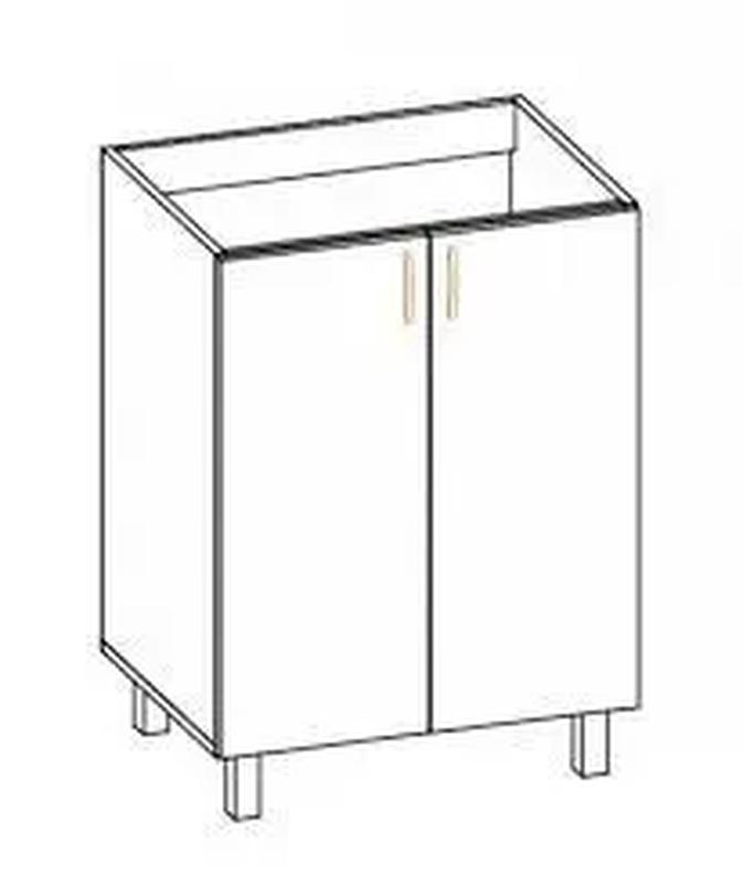 Кухня низ мийка 60 паула кедр — ціна 945 грн у каталозі Меблі для кухні Купити товари для дому