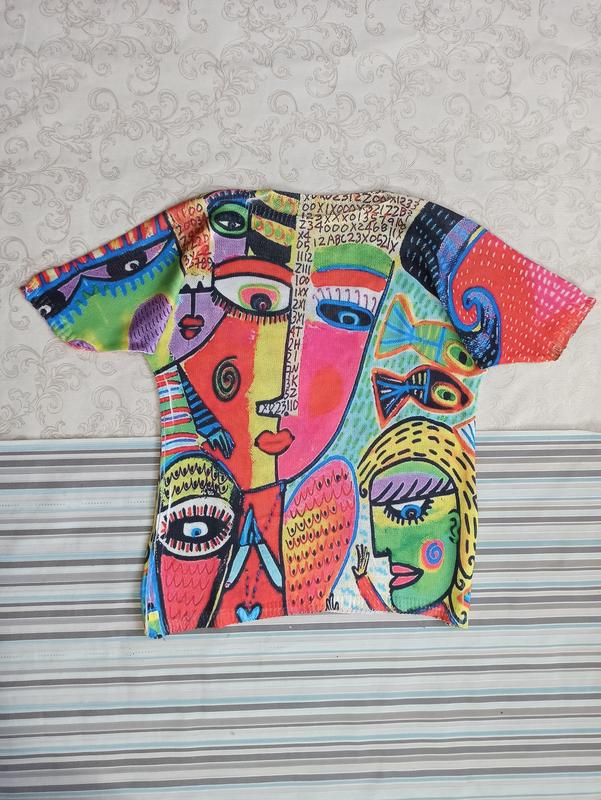 Кофта туніка абстракція — ціна 150 грн у каталозі Туніки Купити жіночі речі за доступною ціною