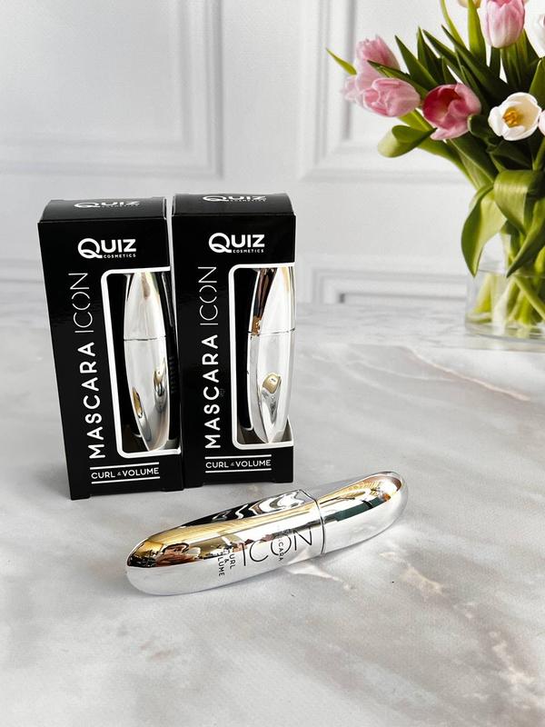Тушь для ресниц подкручивания и объем Quiz Cosmetics Icon — цена 230 грн в каталоге Тушь для