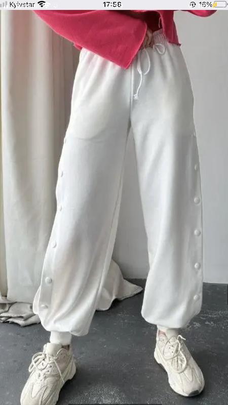 Штани на кнопках — ціна 390 грн у каталозі Спортивні штани Купити