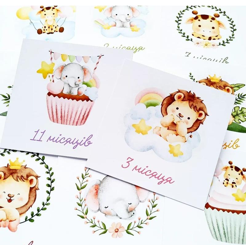 Карточки для фотосессии малышей — цена 150 грн в каталоге Постеры Купить товары для дома и быта