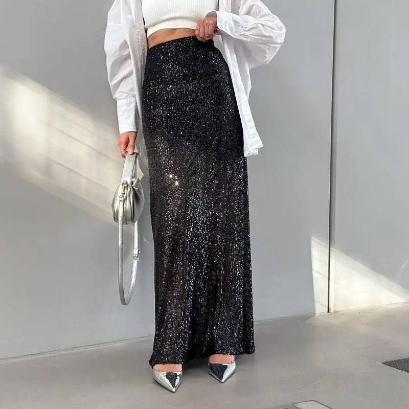 Спідниця паєтки — ціна 850 грн у каталозі Міді спідниці Купити жіночі речі за доступною ціною на