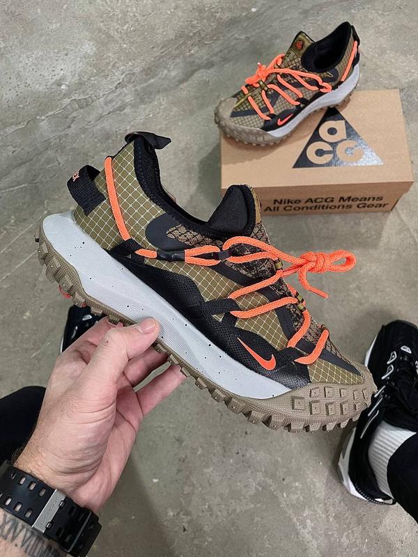 Отличные мужские кроссовки nike acg mountain fly low gore-tex gtx хаки ...