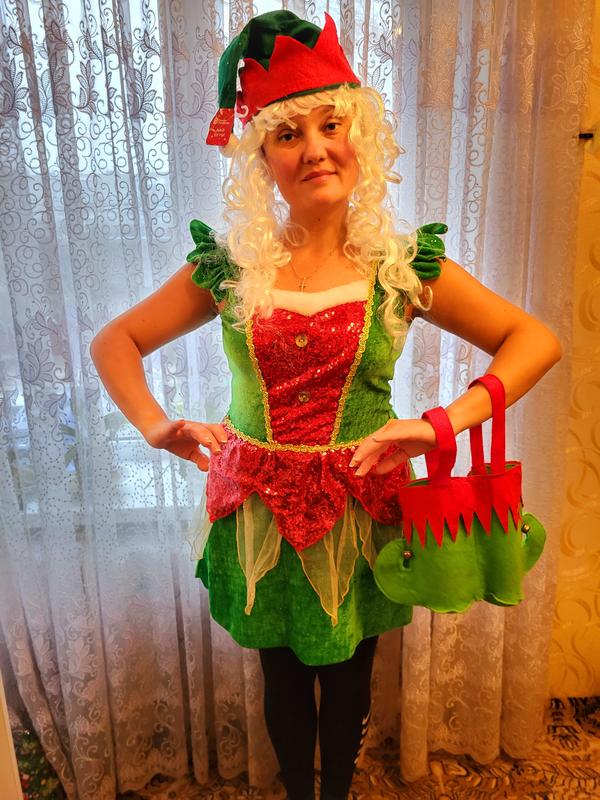 Платье ельф помощница санты — ціна 523 грн у каталозі Короткі сукні Купити жіночі речі за