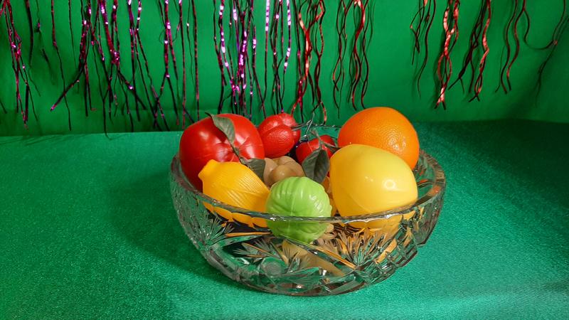 Кришталева цукерниця фруктівниця — ціна 550 грн у каталозі Фруктовниці Купити товари для дому