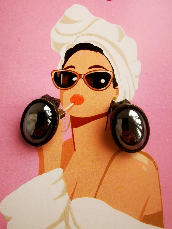 Красивые винтажные клипсы — цена 180 грн в каталоге Серьги Купить аксессуары по доступной цене