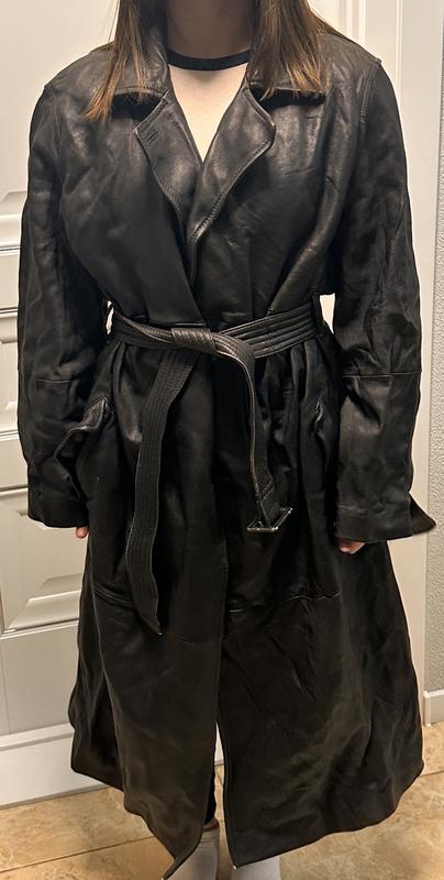 Шкіряний тренч ііталія торг — ціна 3000 грн у каталозі Пальто Купити жіночі речі за доступною