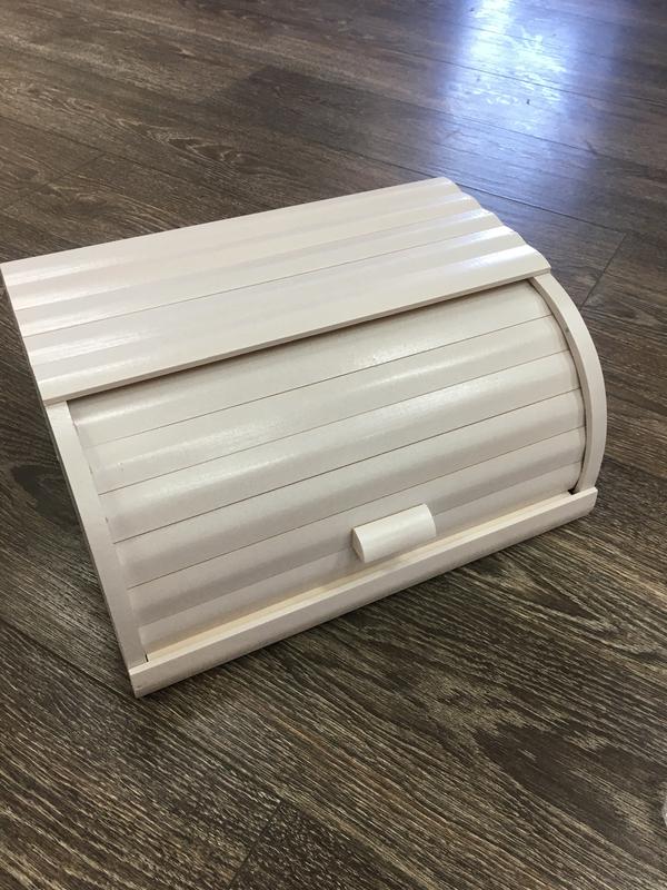 Хіт біла хлібниця з дерева — ціна 495 грн у каталозі Хлібниці Купити товари для дому та побуту