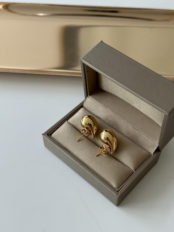 Мини серьги в стиле боттега — цена 1050 грн в каталоге Серьги Купить аксессуары по доступной