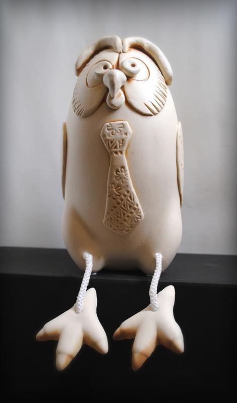 Сова керамічна статуетка — ціна 100 грн у каталозі Статуетки Купити товари для дому та побуту