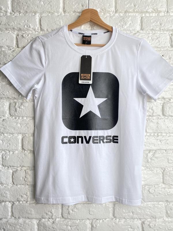 Яркая мужская летняя футболка converse — цена 425 грн в каталоге ...