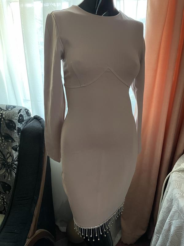 Сукня бандажем з камінцями — ціна 550 грн у каталозі Короткі сукні Купити жіночі речі за