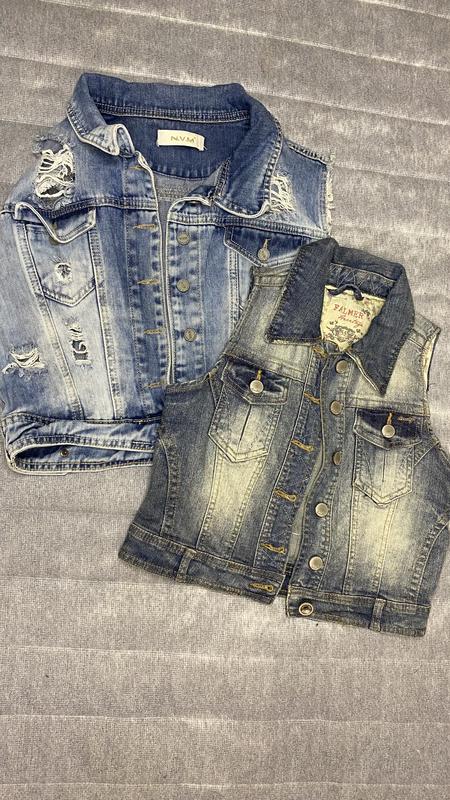 Жилет джинсовий — ціна 110 грн у каталозі Жилетки Купити жіночі речі за доступною ціною на Шафі